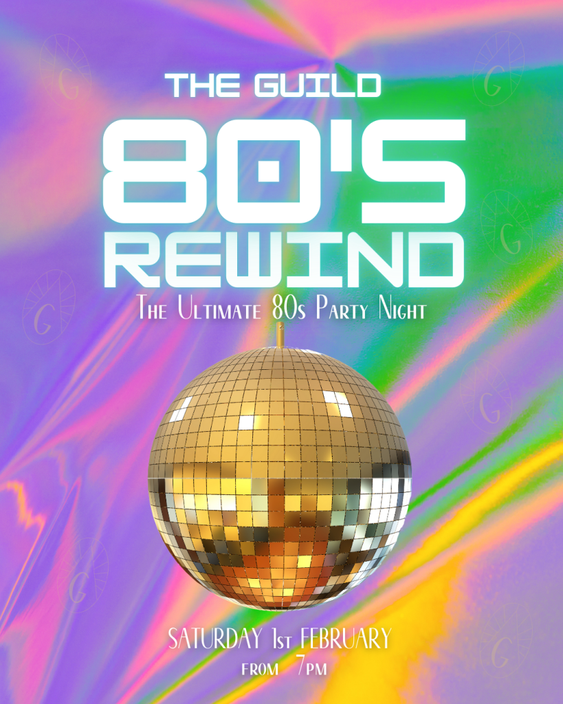 80's Rewind - The Guild Chester | Cocktail Bar & Events Venue